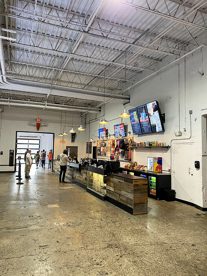 Fueling stations of a different kind—snacks and drinks to power racers between heats. Racing builds an appetite that only victory can satisfy.