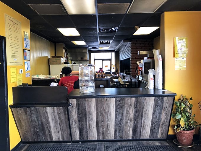 The counter might look simple, but it's actually the final gateway between you and barbecue enlightenment&mdash;cross it with appropriate reverence.