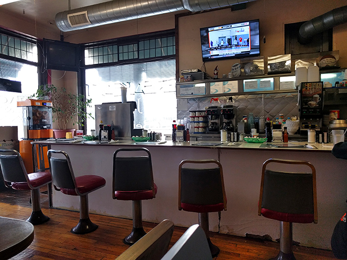 These counter stools have witnessed more morning revelations and weekend recoveries than any therapist's couch in Columbus.