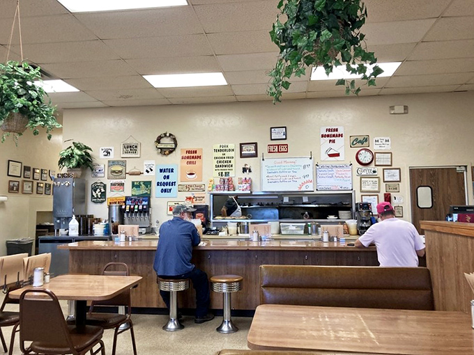 Counter seating: where solo diners become regulars and regulars become family. The best conversations in America happen on these swiveling seats of wisdom.