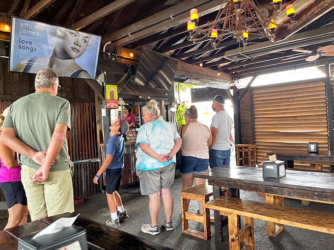 The line forms for a reason. These patrons aren't just waiting for food&mdash;they're queuing up for an experience worth remembering. 