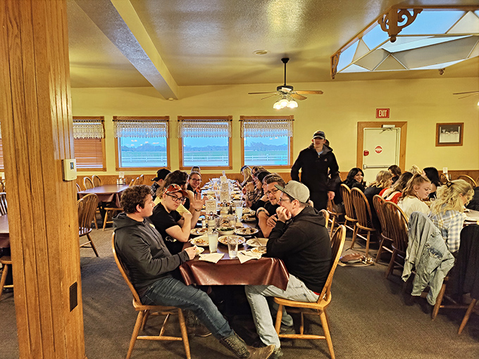 The true measure of a great restaurant: tables filled with people leaning forward, engaged in that universal dance of good food and better company.