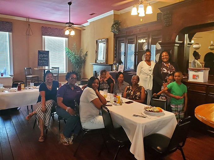 The Yesterday Cafe brings people together around tables where stories are shared as freely as the passed plates of Southern goodness.