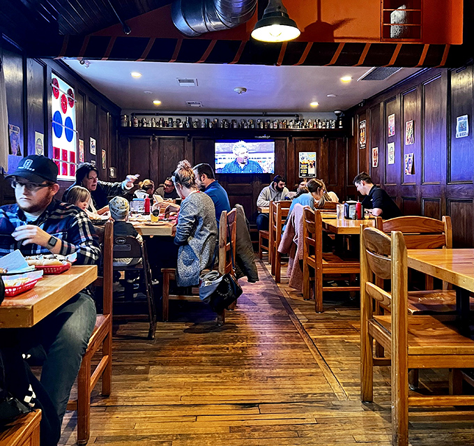 The dining room buzzes with the unmistakable energy of people having the exact opposite of buyer's remorse&mdash;they've found their happy place.