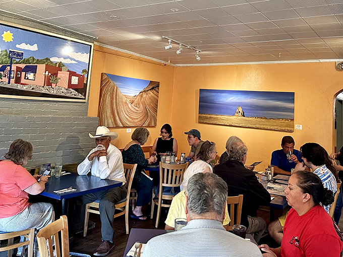 The true heart of The Pantry isn't on the menu&mdash;it's the diverse crowd of locals who've made this their second dining room, framed by stunning Southwestern art.