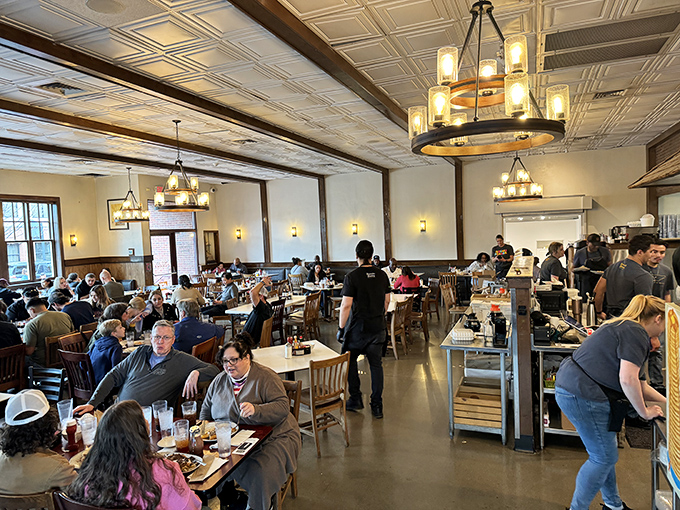 A full house at Pancake Pantry isn't just customers&mdash;it's a community of breakfast enthusiasts participating in a Nashville tradition that transcends tourism.