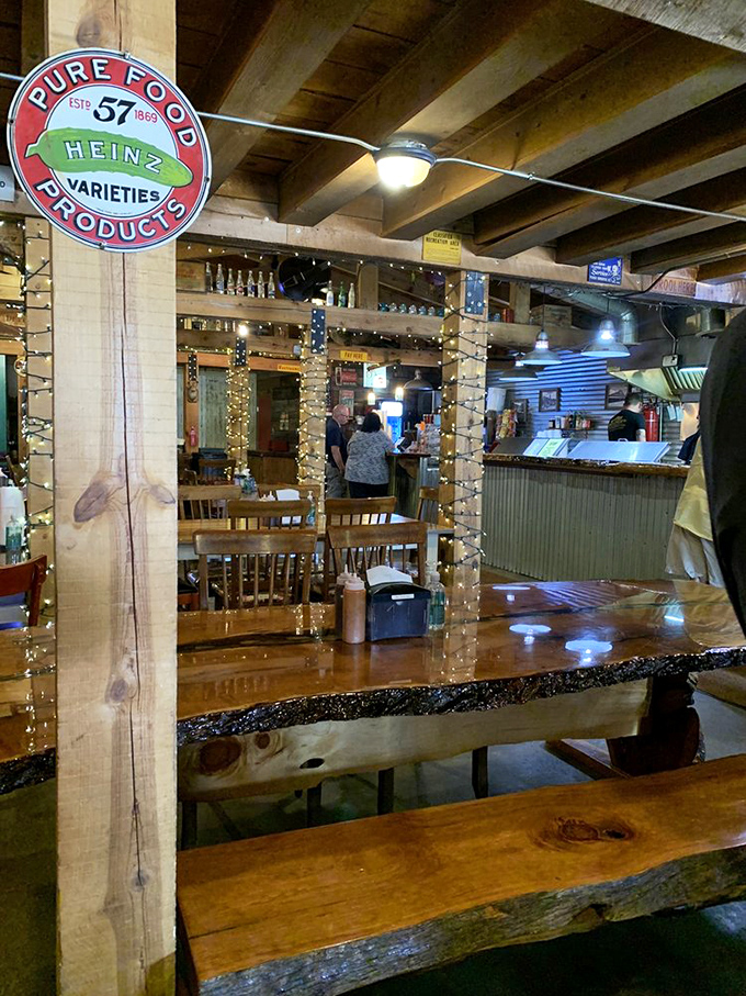 String lights and wooden beams create that "I've discovered something special" feeling that makes you want to keep this place secret&mdash;but you can't help telling everyone.