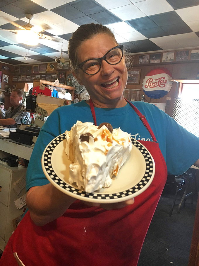 Pie served with a smile that's as sweet as the meringue&mdash;the true secret ingredient in every small-town diner.