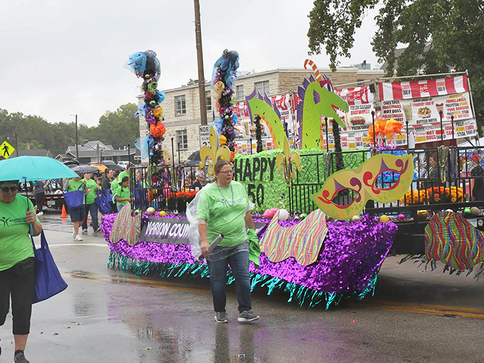 Marion's parades don't just mark occasions; they celebrate community itself, with floats built by neighbors for neighbors in true small-town fashion.