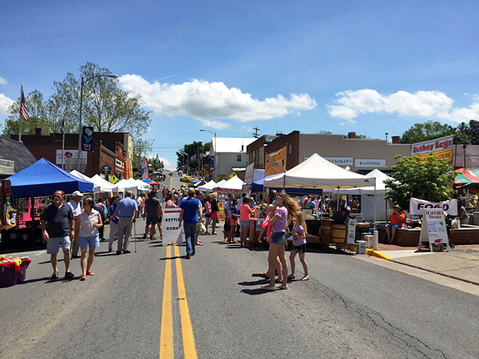 Downtown festivals bring the community together, proving that in Luray, "social networking" still means actual face-to-face conversations.