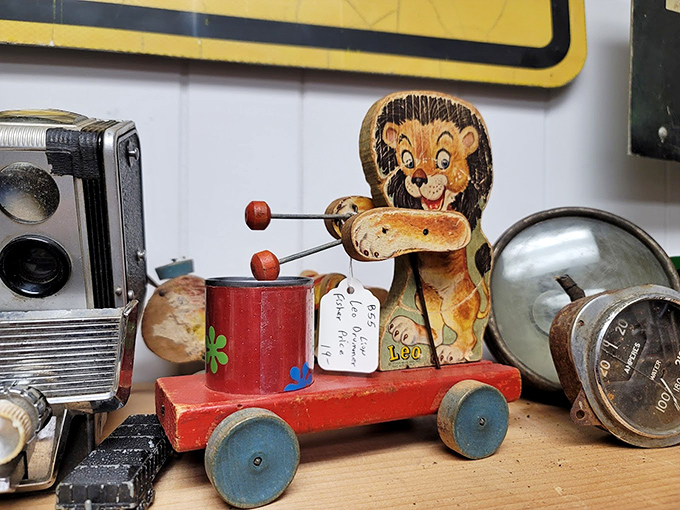 Leo the Drummer pulls along memories of wooden floors, Saturday mornings, and toys that never needed charging&mdash;just imagination and a gentle tug.