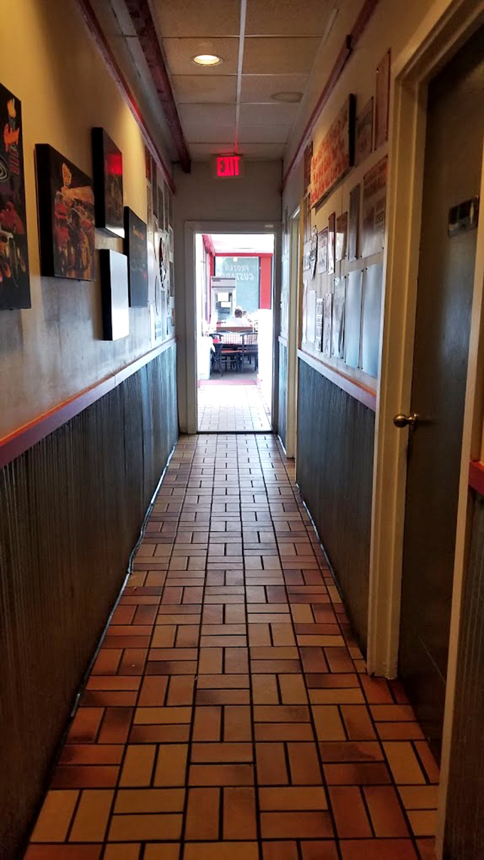 Walking down this hallway feels like entering a secret club where the password is "I'm hungry" and the reward is worth every step.