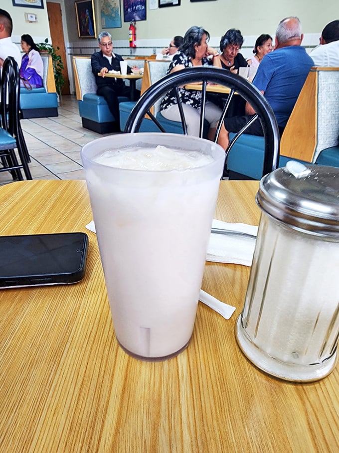 Horchata &ndash; the rice-based cinnamon dream that makes ordinary milk shake its head in embarrassment. Refreshment redefined in a plastic cup.