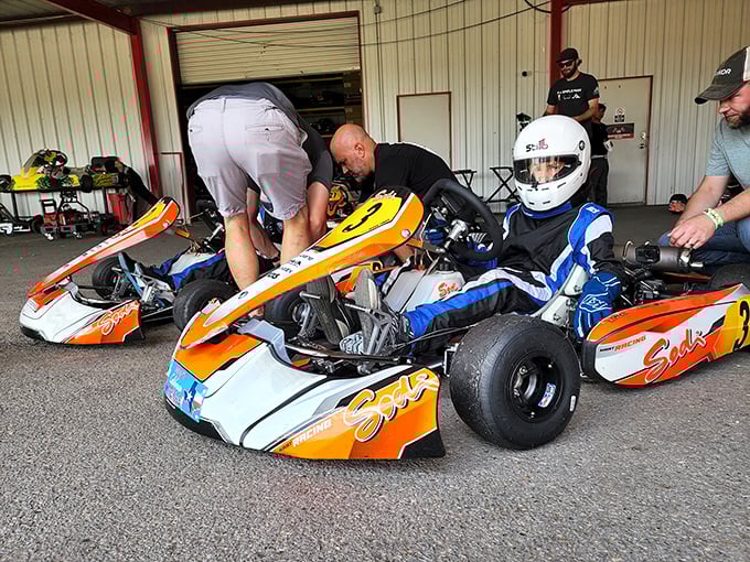 The moment before launch&mdash;when you're strapped in tight and wondering if your life insurance covers "delusions of Formula 1 grandeur."