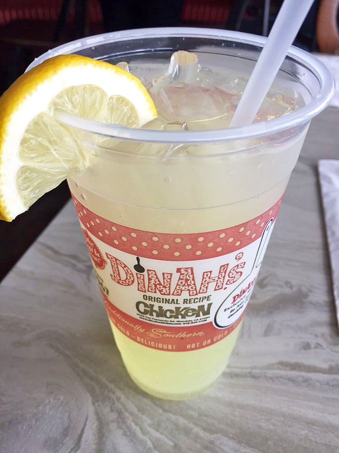 Fresh lemonade in a classic cup&mdash;because after all that savory goodness, your taste buds deserve this bright, citrusy palate cleanser.