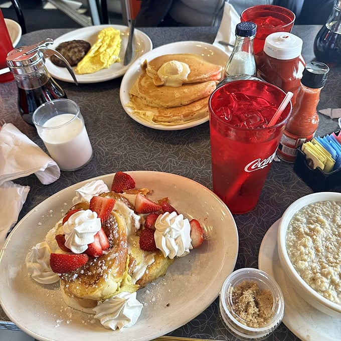 A breakfast spread that would make your cardiologist wince and your grandmother nod with approval&mdash;the kind worth setting an alarm for.