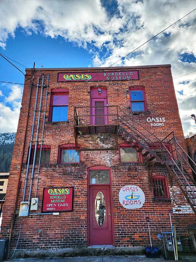 The Oasis Bordello Museum preserves a colorful chapter of frontier history that most towns would have quietly paved over with a parking lot.