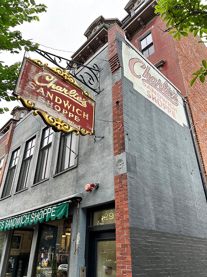 The building wears its history proudly, with a sign that's become as much a South End landmark as the restaurant itself.