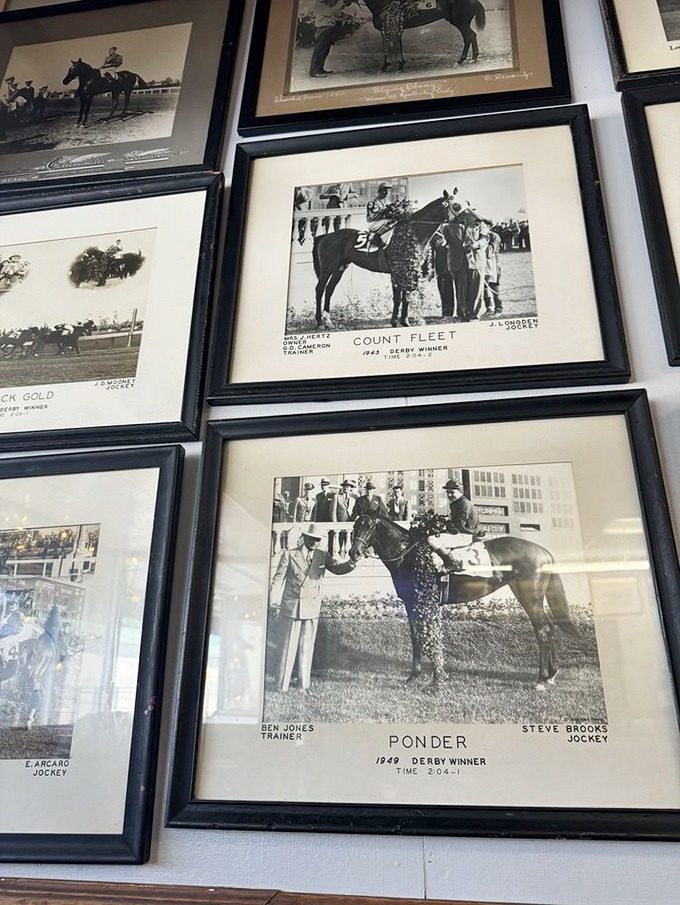 A wall of winners—these historic racing photos tell stories that even the best handicappers couldn't predict.