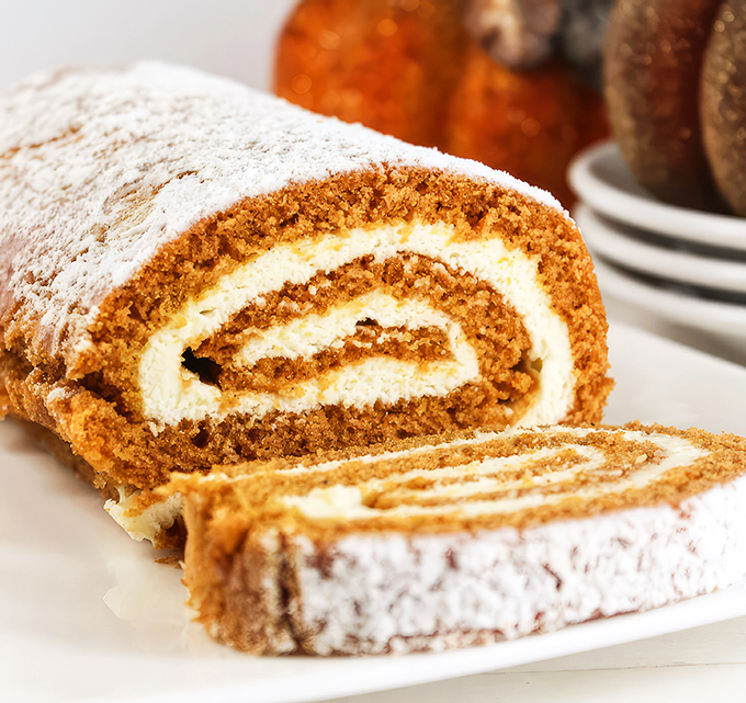 The pumpkin roll&mdash;autumn's answer to the jelly roll&mdash;spirals hypnotically with cream cheese filling that would make any holiday table complete.