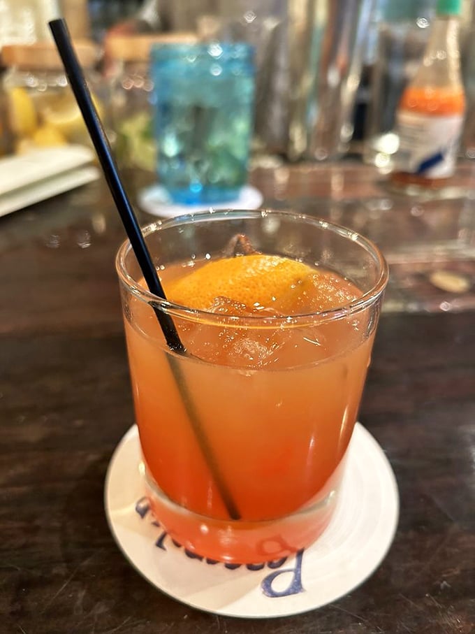 The Shipwreck cocktail isn't just a drink, it's liquid vacation&mdash;bringing citrus sunshine to your table regardless of Missouri's weather forecast.