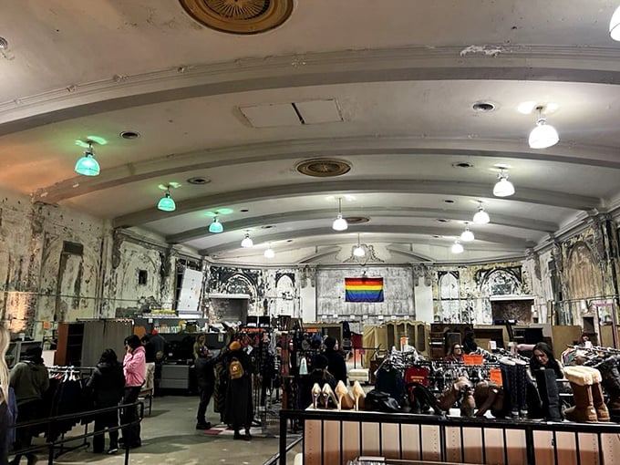 Shoppers navigate the ever-changing landscape with the focused determination of archaeologists on the verge of discovery.