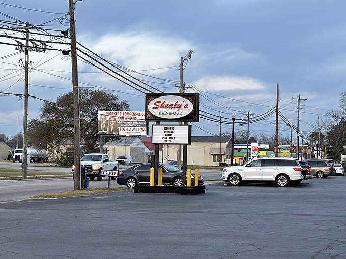 The roadside beacon that's guided hungry travelers since 1969. This sign has probably appeared in more vacation photos than most South Carolina landmarks.