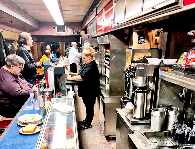 Behind every great diner is a team that moves with the practiced precision of a synchronized swimming routine, but with more coffee and less water.