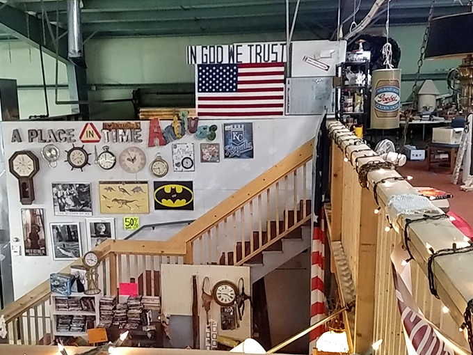 Looking down from the mezzanine reveals the true scale of this treasure trove. It's not just shopping&mdash;it's an expedition with better lighting.