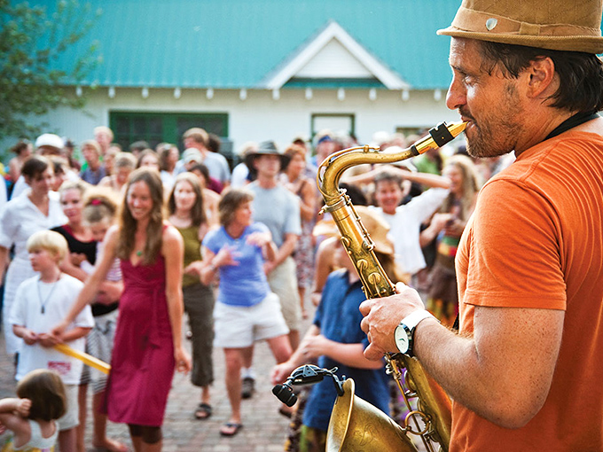The Sweet General Store welcomes visitors with flower-lined steps and the promise of treasures that big-box stores can't replicate.