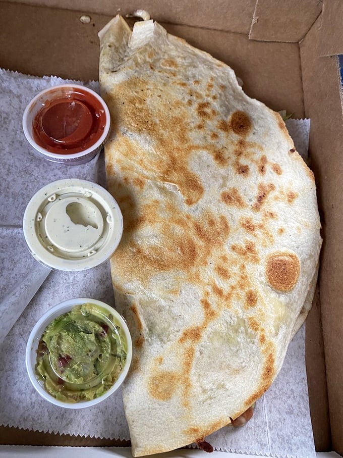 Not just a taco&mdash;a super taco! This tortilla treasure chest comes packed with enough fillings to make you wonder if they've discovered a fourth dimension.