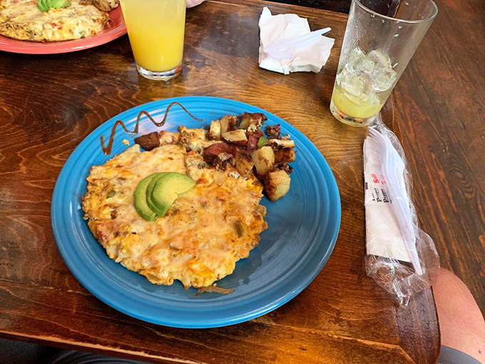 The infamous Devil's Mess lives up to its heavenly reputation. Like a beautiful breakfast symphony where every bite hits all the right notes.