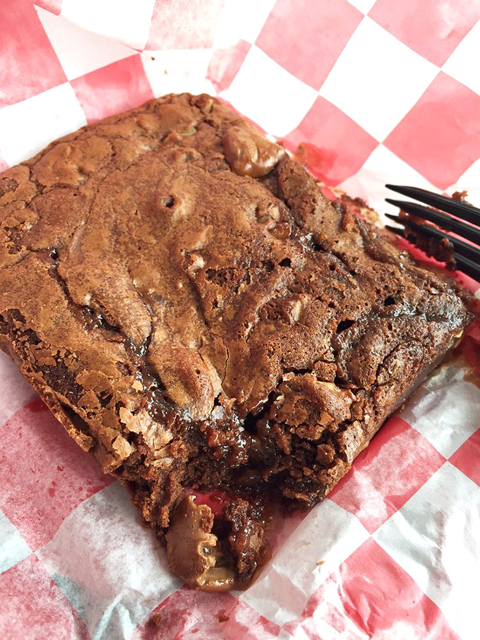 This isn't just a brownie&mdash;it's what chocolate dreams about at night. Dense, fudgy, and worth every delicious calorie.