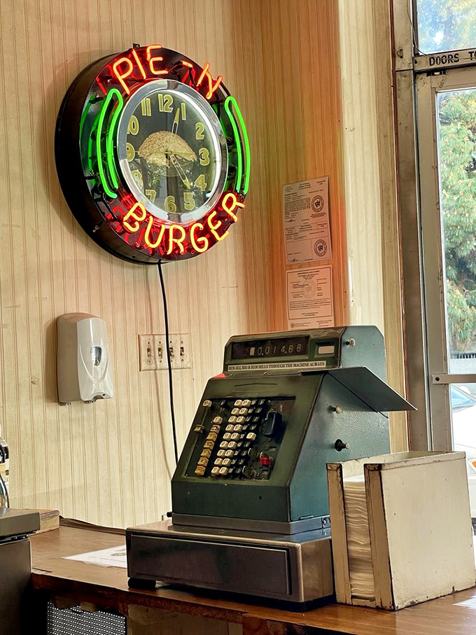 That vintage cash register isn't retro chic—it's a survivor that's been faithfully tallying happiness since the Beatles were still unknown.