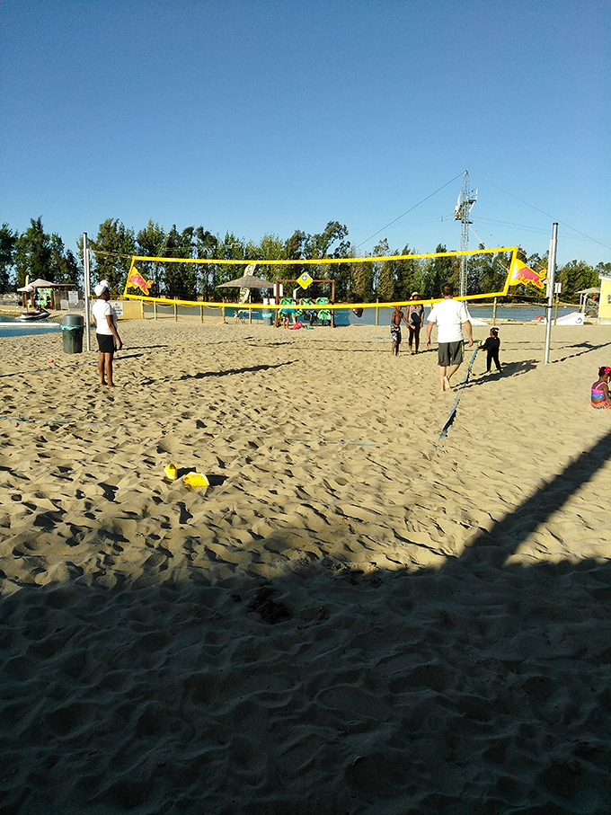 Beach volleyball at its finest&mdash;where "I'm just rusty" becomes the mantra of middle-aged warriors diving for balls they have no business attempting to reach.