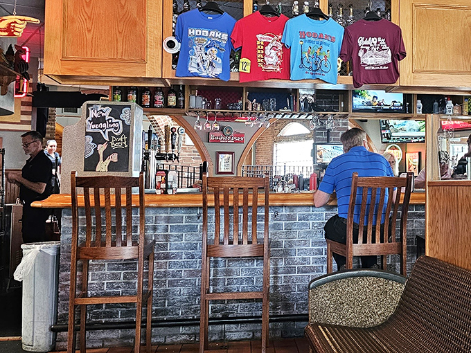 A bar where everybody might not know your name yet, but they'll certainly remember your chicken order.