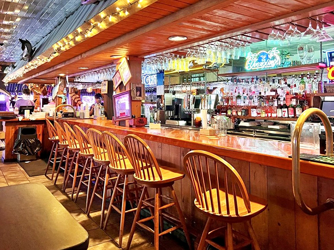 Not just a bar, but a shrine to good times, where every stool has witnessed its fair share of "You won't believe what I just tasted" moments.