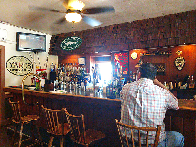 The bar at Duffy's&mdash;where Yards Brewing meets Hemingway-esque solitude and the bartender knows when you need another without being asked.