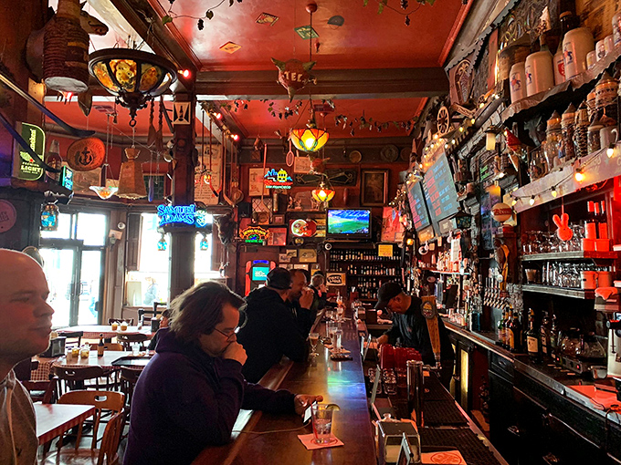 The bar area isn't just serving drinks&mdash;it's preserving a piece of old San Francisco, where conversation flows as freely as the beer and nobody's staring at their phone.