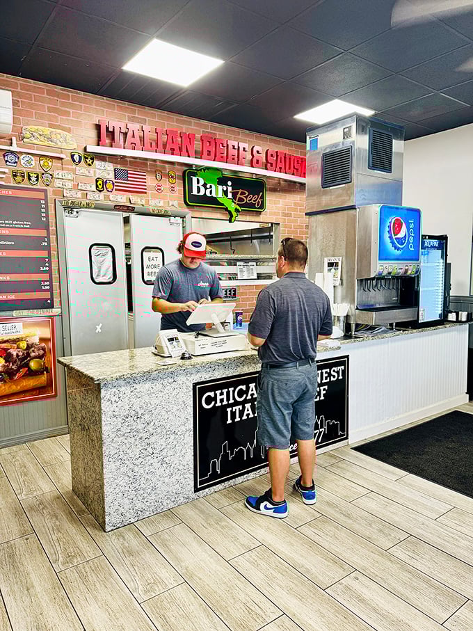 No-frills counter service with a side of efficiency. The sandwich assembly line moves with the precision of a Swiss watch maker.