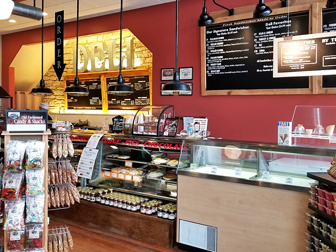 Where sandwich dreams are born&mdash;the deli counter offers a glimpse into a world where fast food doesn't exist.