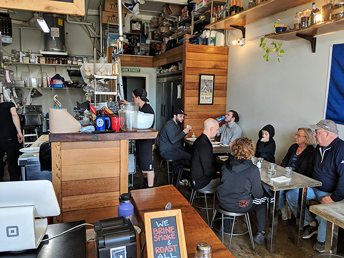 Where sandwich dreams come true. The small dining area creates an intimate experience&mdash;you're not just customers, you're initiates.