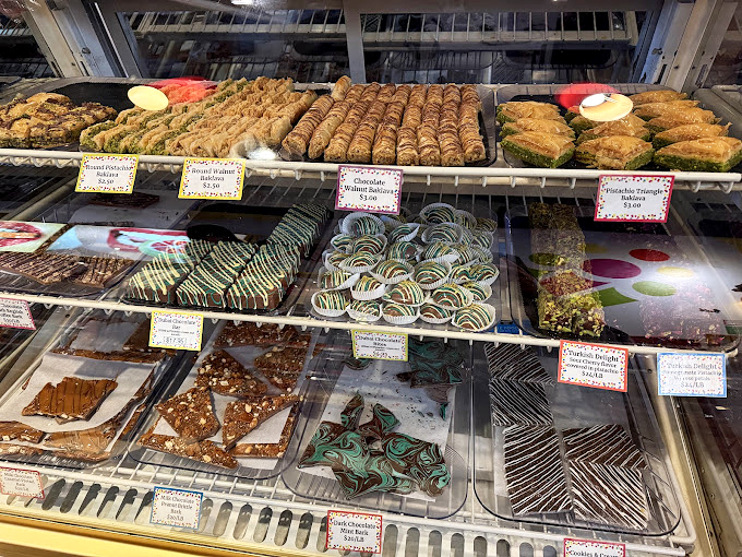 Sweet geometry lessons&mdash;rows of treats arranged with mathematical precision that somehow makes them taste even better.