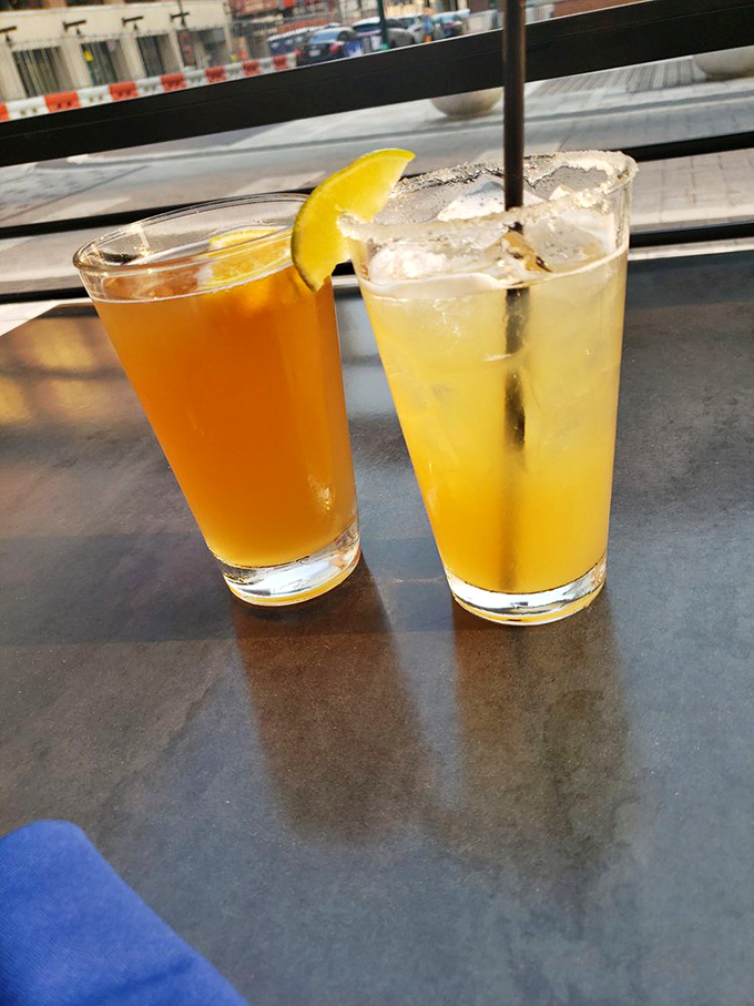 Sunshine in glassware form. These vibrant cocktails with fresh citrus garnishes are like Florida vacations without the sunburn or tacky souvenirs.