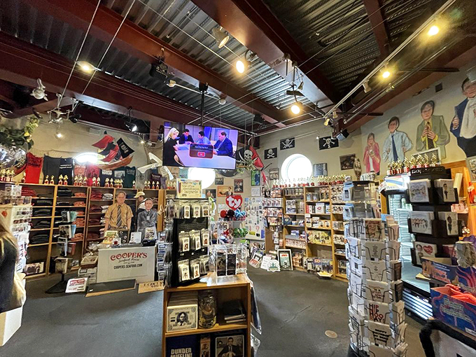 Not content with just feeding you, Cooper's proclaims its seafood supremacy with a sign that could guide sailors through the Scranton night&mdash;if sailors regularly navigated through Pennsylvania.