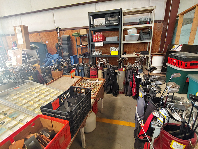 Golf club alley: where weekend warriors hunt for that magical driver that promises to fix their slice once and for all.