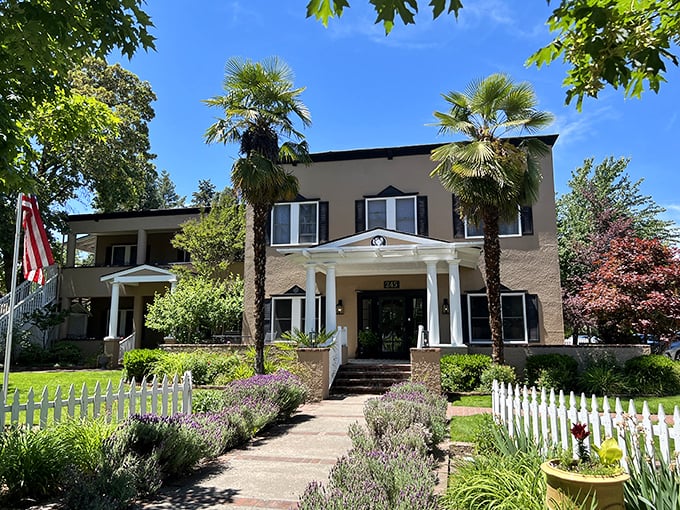 The McCully House offers lodging with a side of time travel. Those palm trees have witnessed generations of guests arriving by horse, Model T, and Prius.
