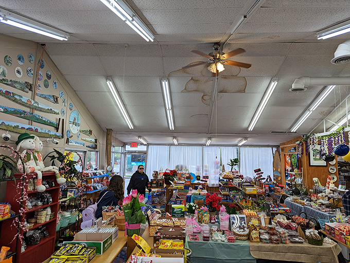 The shop's interior feels like the inside of Mary Poppins' magical bag &ndash; somehow containing more treasures than physics should allow.