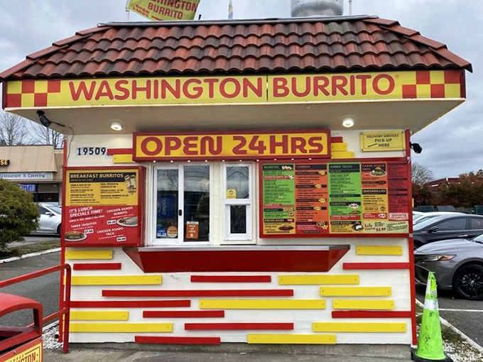 The order window &ndash; where dreams are submitted and edible happiness is dispensed with remarkable efficiency.