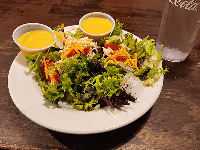 Even the salads at Pawleys Front Porch look like they're having more fun than salads at other restaurants.